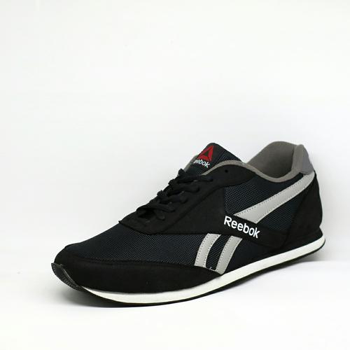 Jual Sepatu Jumbo Big Size Pria Reebok Classic Hitam Abu Casual Joging ...