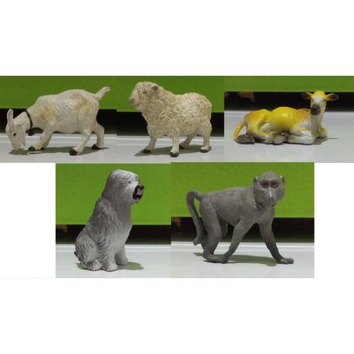 Jual FIgure Hewan Miniatur Hewan Domba Anjing Sapi Kambing Monyet ...