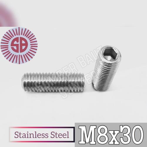 Jual M8x30 Baut L Tanam Stainless Socket Set Screw SS 304 - Jakarta ...