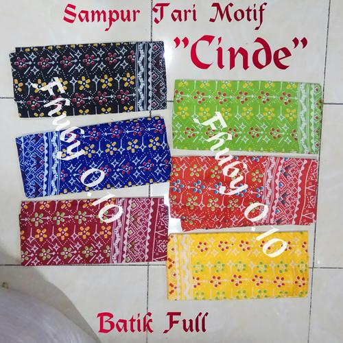 Jual Selendang Tari Motif Cinde / Sampur Tari Anak dan Dewasa - Merah ...