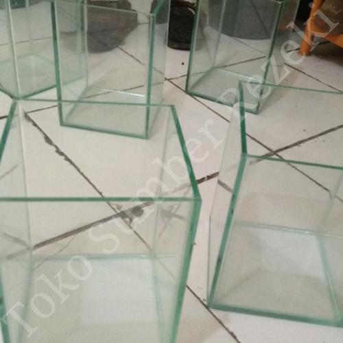 Jual Aquarium Kotak Kaca Beling Tangki Vas Lingkaran Fish Bowl Bunga ...