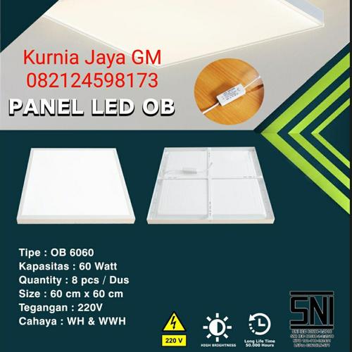 Jual Panel Led Surface 60watt 60 x 60 cm / Panel LED KOTAK OUTBOW 60x60 ...