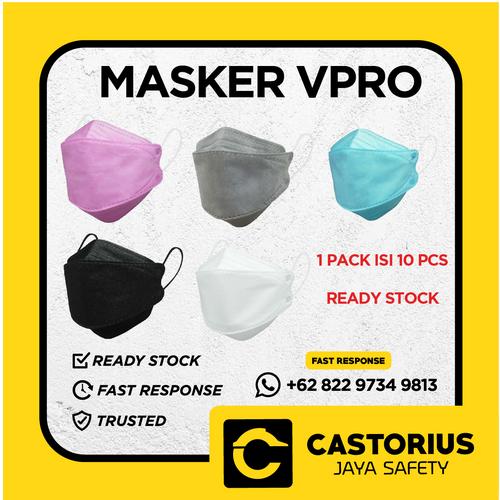 Jual Masker Medis Vpro 4D 3Ply Masker Medis Premium Quality Masker ...