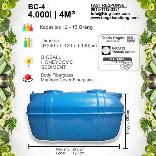 Jual Tangki Bioseptic Biofil BIOTECH BIOTANK 4000L / 4M3 - Jakarta ...