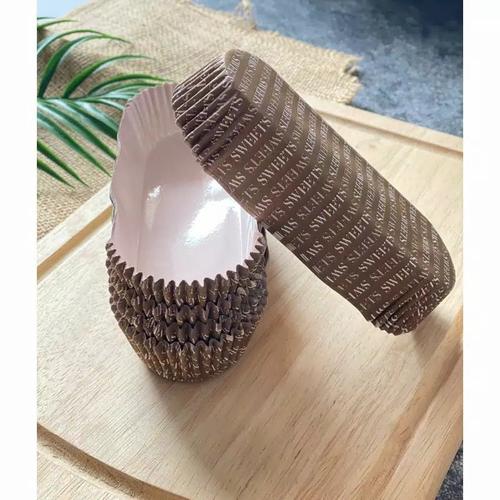Jual paper cup case roti oval 50 pcs SWEET alas roti unik - oval sweet ...