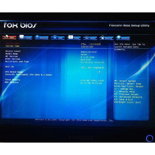 Jual Motherboard LGA 1155 Foxconn H61MX V2.0 UEFI Bios H61 H61M B75 ...