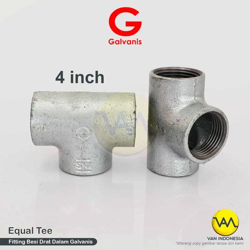 Jual Equal Tee Galvanis 4 inch Fitting Pipa Besi - Kota Bandung - VAN ...