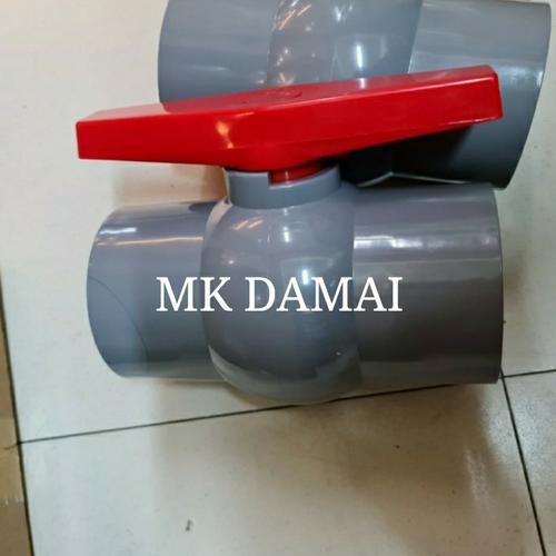 Jual Ball valve Pvc compact 3"inch / Stop kran Pvc compact socket ...