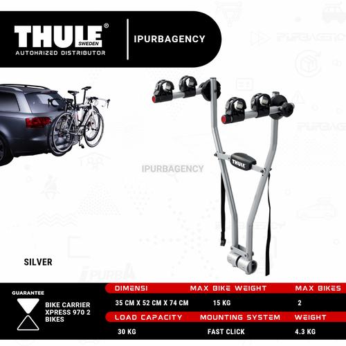 Jual Rak Sepeda mobil - Thule bike carrier Xpress Towbar - 2 sepeda ...
