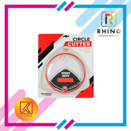 Jual Rhino Circle Cutter / Pisau Potong Lingkaran Kertas 24 mm - 153 mm ...