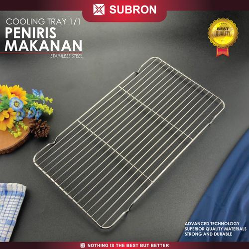 Promo SUBRON Peniris Makanan Multifungsi Cooling Tray Food 1/1 Pan ...