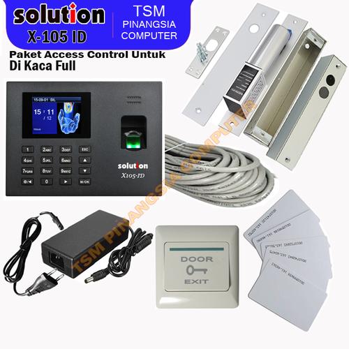 Jual Paket Akses Door Solution X105 iD - Untuk Pintu Kaca - Jakarta ...