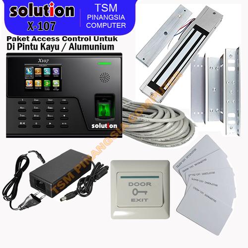 Jual Solution X107 Access Control Paket Akses Door Untuk Pintu Pintu ...