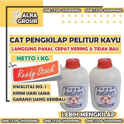 Jual CAT PENGKILAP KAYU CAT POLITUR PLITUR KAYU CAT PERNIS POLES KAYU ...