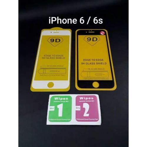 Promo IPHONE 6 6S 7 7S 8 6+/6S+ 7+ 8+ Temper Glass Full Cover 9D 11D 29D - Putih, 8+ - Jakarta ...