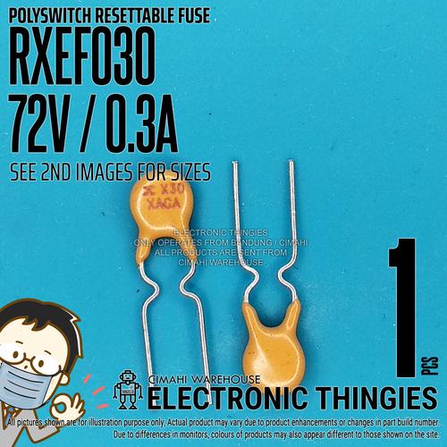 Jual RXEF030 72V 0.3A POLYSWITCH POLYFUSE PPTC PTC FUSE - Kota Cimahi ...