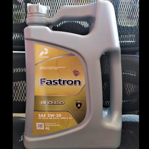 Jual Fastron Gold Lambo SAE 5W-30 API SN/CF 4L Oli Pelumas Pertamina ...