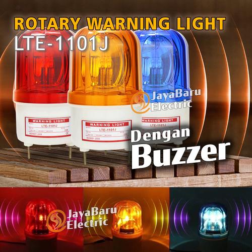 Jual Lampu Rotary Warning Light Dengan Buzzer Sirine LTE-1101J - 220V ...
