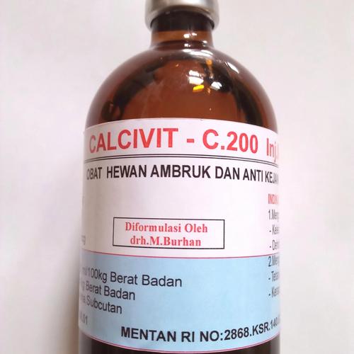 Jual CALCIVIT- C 200 Inj Meyer,obat hewan ambruk dan anti kejang ...
