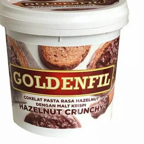 Jual goldenfill hazelnut crunchy/ selai goldenfil hazelnut 1kg - Kab ...