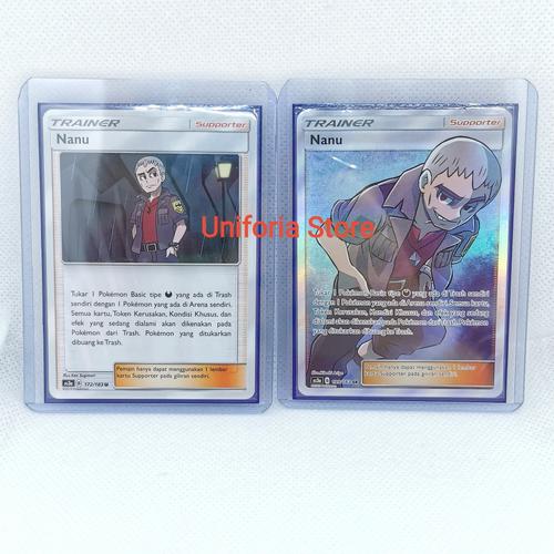 Jual kartu Pokemon TCG Card Bayangan Tersembunyi Set A Trainer Nanu SR ...