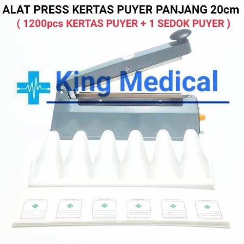 Jual KM Alat Press Puyer 20 cm + Sendok Puyer + Kertas Puyer - Jakarta ...