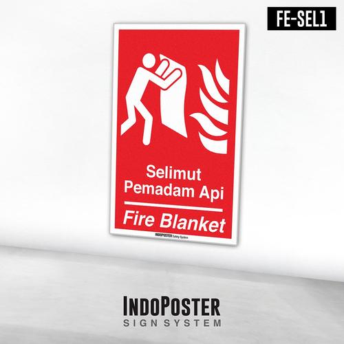 Jual Stiker Safety Sign Rambu K3 ISO Selimut Pemadam Api - S - Kab ...