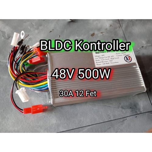 Jual BLDC kontroller 48v 500W motor listrik brushless controller Daya ...