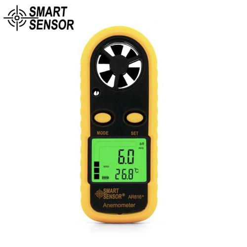 Jual Smart Sensor AR816+ Portable Mini Wind Speed Anemometer Wind ...