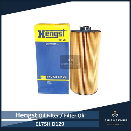 Jual Oil Filter/Filter Oli Hengst E175HD129 Bis Mercy/Mercedes Benz ...