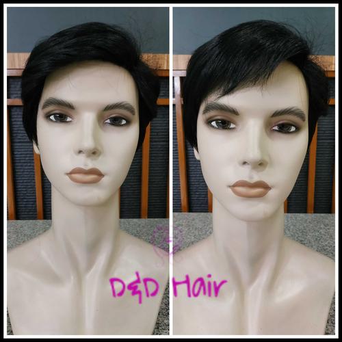 Jual Wig Rambut Pria - D&D16004 - Black - Wig Pendek - Black - Jakarta ...