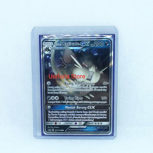 Jual Kartu Pokemon TCG Cards Penguasa Langit Set A Alolan Raticate GX ...