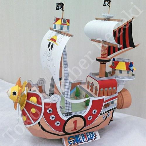 Jual Paper Craft One Piece Thousand Sunny Papercraft Kapal Bajak Laut ...