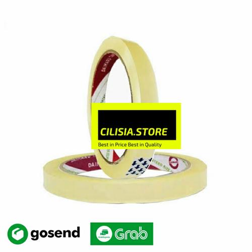 Jual Lakban Isolasi Daimaru OPP Lebar 0.5 inch 12mm Panjang 72 Yard ...