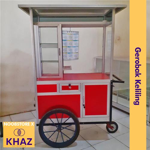 Jual Gerobak Dorong / Gerobak Alumunium / Gerobak Keliling / Gerobak ...