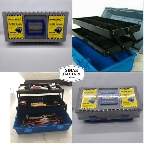 Jual Tool Box MASTERBOX 20 in Plastik 2 Susun / Tempat Penyimpanan Alat ...