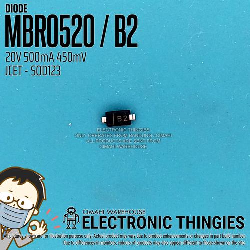 Jual MBR0520 SOD123 JCET B2 DIODA DIODE SMD - Kota Cimahi - Electronic ...