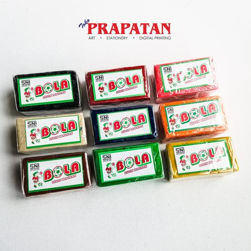 Jual Lilin Mainan Merek Bola 400gram / Plastisin Mainan - Hitam ...