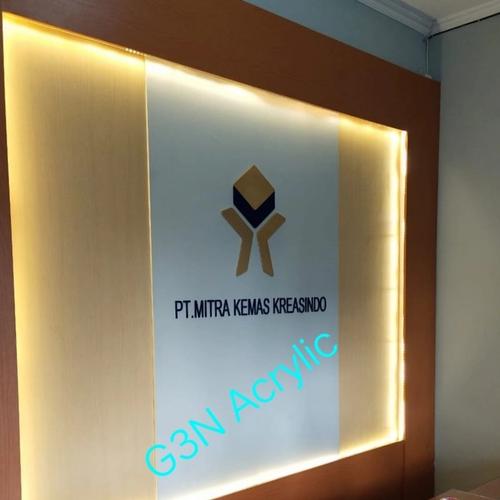 Jual Logo Perusahaan Acrylic/Akrilik/Mika 5mm laser cutting ( Custom ...