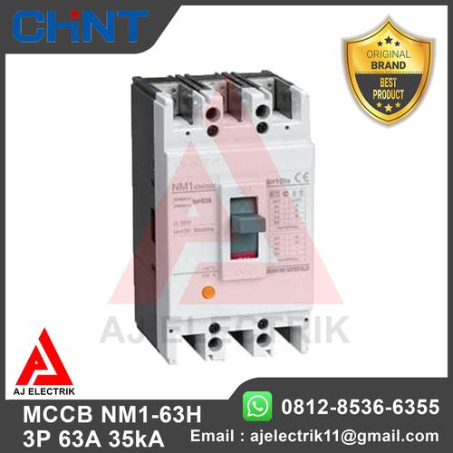 Jual Chint MCCB 3Pole 10-63 Ampere NM1-63H / Moulded Case Circuit Breaker 3Kutub dengan ...