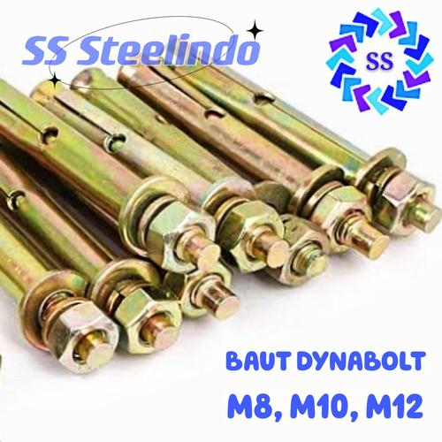 Jual BAUT DYNABOLT M8 M10 M12 (50MM 65MM 77MM 85MM 100MM) - M8 X 40 ...