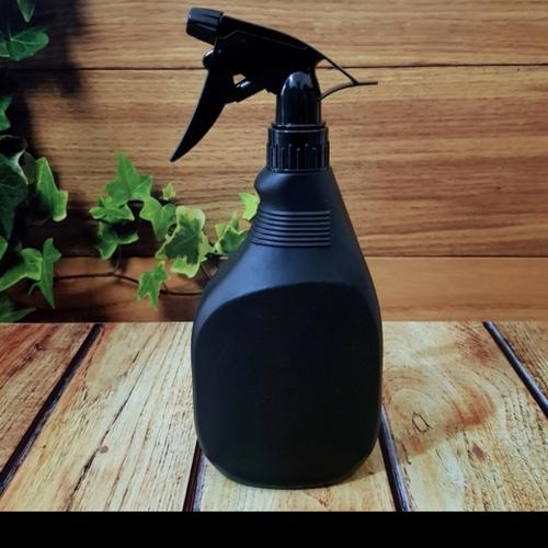 Jual BOTOL HITAM 500ML TUTUP JET SPRAY TRIGGER ATAU BOTOL HDPE - full ...
