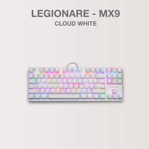 Jual Keyboard Gaming Mechanical Mekanik Lampu LED RGB Rexus MX9 White ...