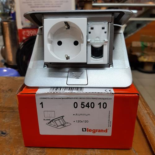 Jual stop kontak lantai legrand arde +/plus outlet data rj45 cat 6 ...