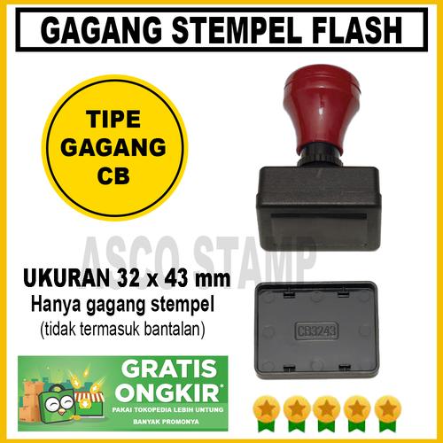 Jual Gagang Stempel CB Uk 32 x 43 mm - Jakarta Utara - asco stamp ...