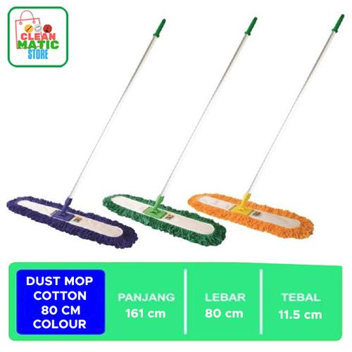 Promo Clean Matic - Dust Mop Cotton 80 CM Colour - Hijau Cicil 0% 3x ...