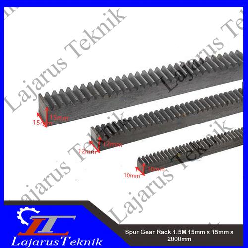 Jual Spur Gear Rack 1.5M 15mm x 15mm x 2000mm - Kota Cimahi - Lajarus ...