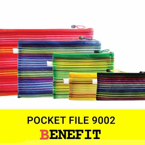 Jual Pocket file rainbow Benefit size A6-A4/tempat file/tempat slat ...
