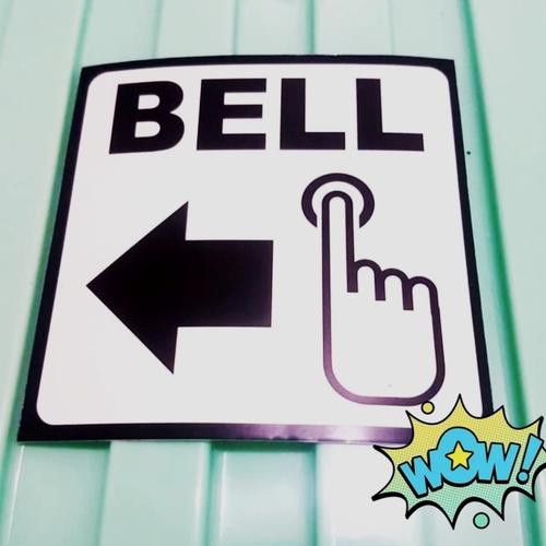 Jual SIGN STICKER BELL Uk 10x10 cm K3 Rambu Bell - 10x10 cm - 15x15cm ...