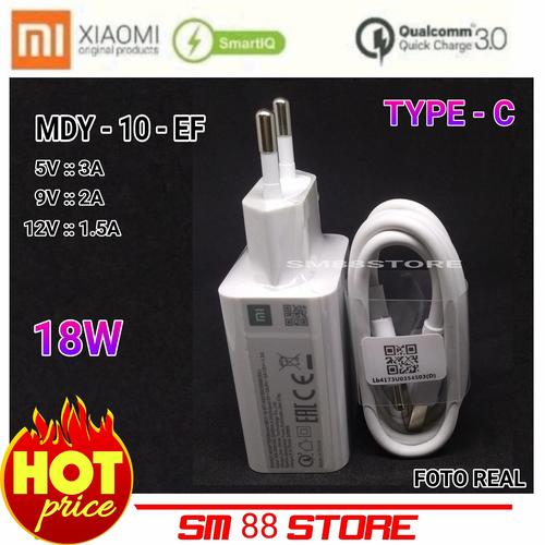 Jual Charger XiaoMi Quick Charge 3.0 Fast Charging ORI Redmi Note 7 ...